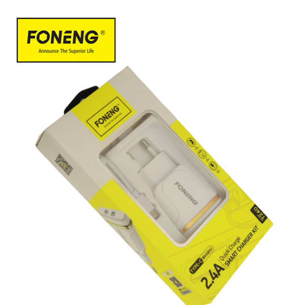 Foneng Charger 2.4A T240 - Micro in 2.1A/2.4A Chargers | Bravo - Mobile ...