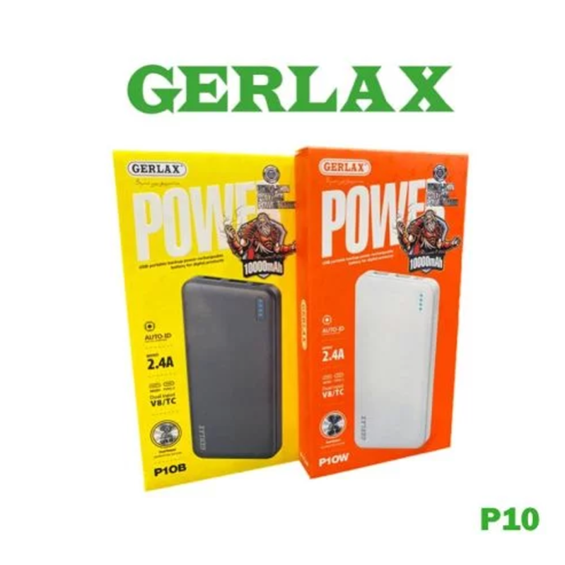 Gerlax 2.4A Power Bank 10,000mAh - P10 in 5,000mAh/10,000mAh | Bravo ...