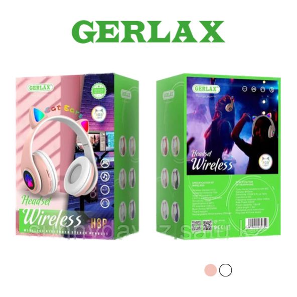 Headphone Gerlax Cat Bluetooth H8P in Wireless Earphones/Headphones ...